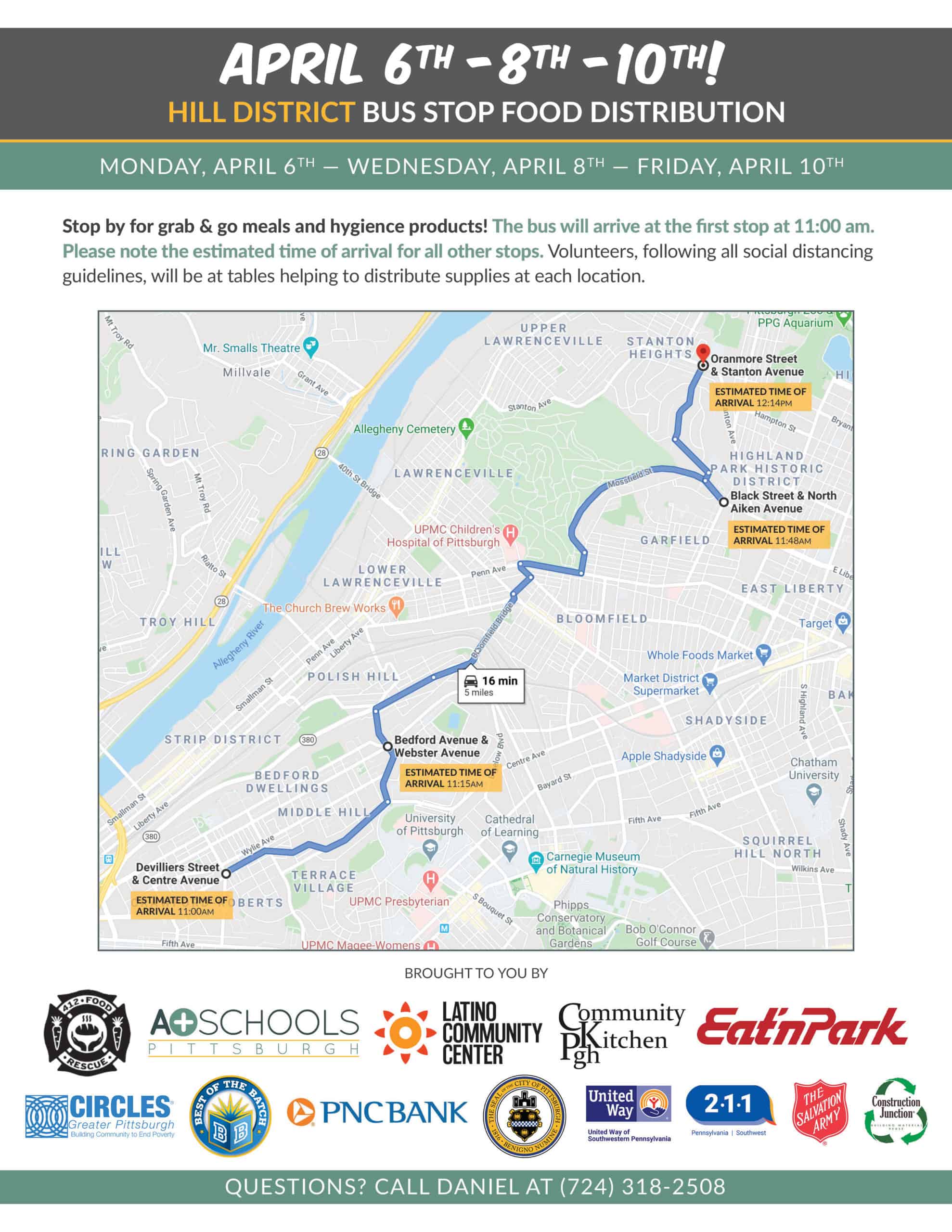 412 Food Rescue Expanding School Bus Stop Food Distribution This Week